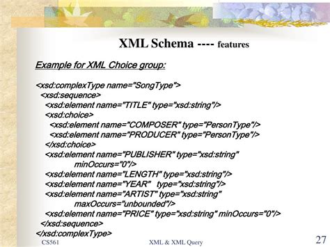 PPT XML XML Query PowerPoint Presentation Free Download ID