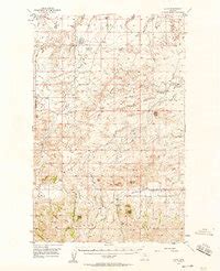 1956 Map Of Lloyd Blaine County Mt — High Res Pastmaps