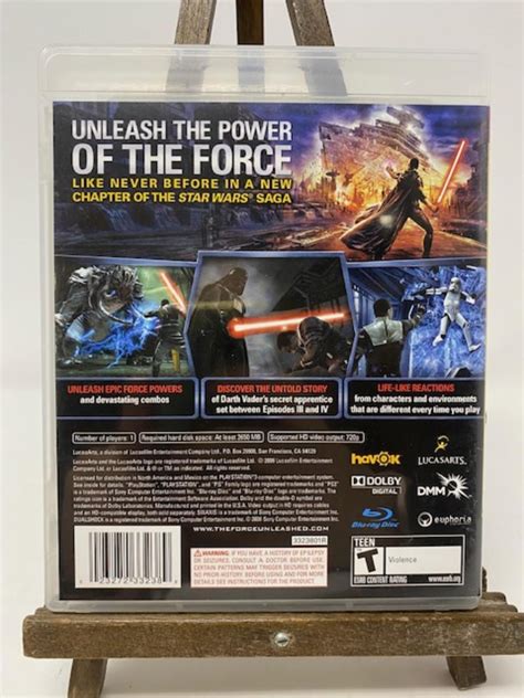 Ps3 Star Wars Force Unleashed Game
