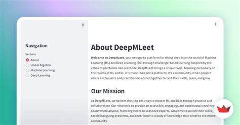 Deepmleet Is Like Leet Code But If You Want To Be An Ai Researcher