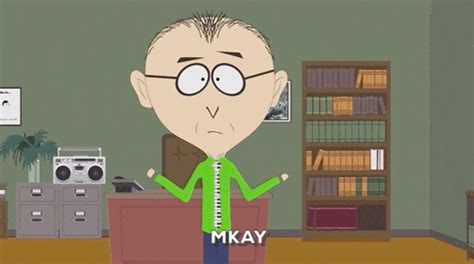 Mr Mackey Ok  By South Park Find And Share On Giphy