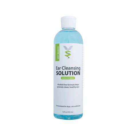 Ear Cleansing Solution 12oz By Vet Basics