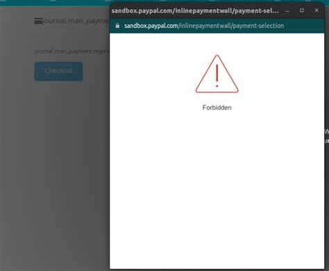 Javascript Paypal Integration Issue With Forbidden Error Stack Overflow