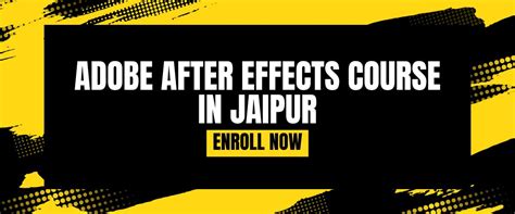 Adobe After Effects Course In Jaipur Thirdeye Computer Classes