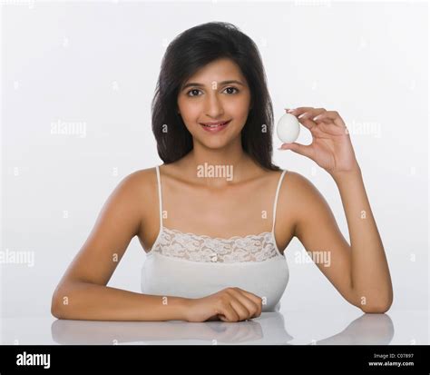 Indian Woman Holding Egg Hi Res Stock Photography And Images Alamy