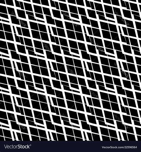 Geometric Repeatable Pattern Abstract Monochrome Vector Image
