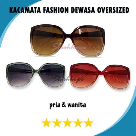 Jual KACAMATA FASHION DEWASA LENSA GELAP ANTI UV PRIA WANITA UNISEX SUNGLASSES KACAMATA HITAM
