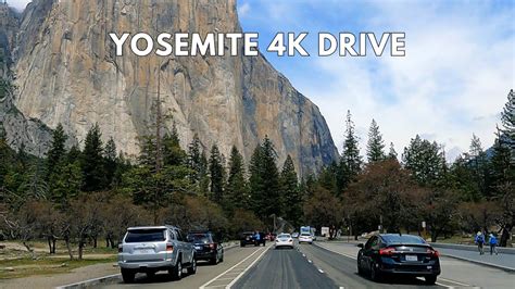 Yosemite National Park Scenic Drive California 4k Driving Tour Youtube