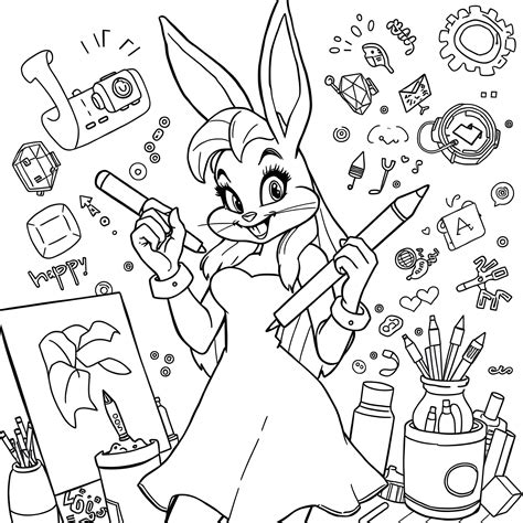 Jessica Rabbit Coloring Pages Printable