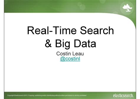 Real Time Search And Big Data Using Elasticsearch Speaker Deck Real Time Search And Big Data Using Elasticsearch Speaker Deck