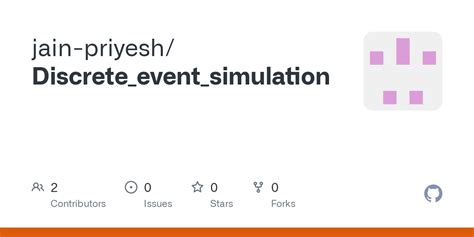 github jain priyesh discrete event simulation