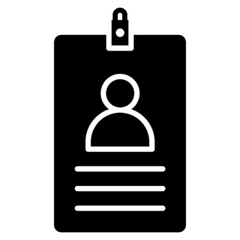 Premium Vector Id Card Icon Set Identification Membership Badge