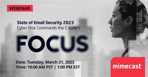 Mimecast Webinar State Of Email Security 2023 Cyber Risk Commands The