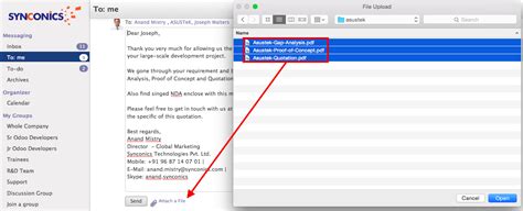 Multi Attachments In Odoo Email Tool Easy Upload And Download