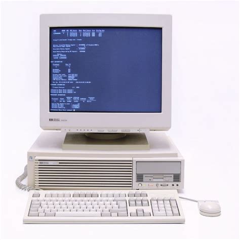 hp 9000 c110 workstation running hp ux in console mode 90s
