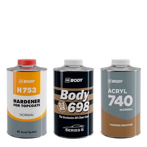 HB Body 698 Klarlakkpakke - Klarlakk - jltrading