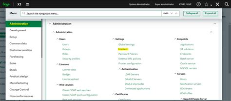 date format setup in sage x3 sage software
