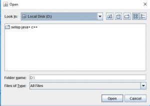 Java Swing JFileChooser GeeksforGeeks