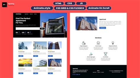 Tutorial Membuat Real Estate Website Dengan Html Css Js Ngoding