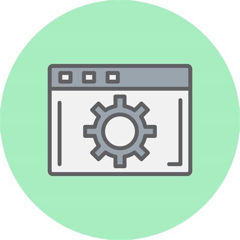 Browser Settings Vector Icon 16501028 Vector Art At Vecteezy