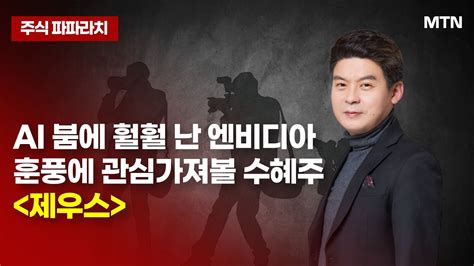 김민수의 주식파파라치 Ai 붐에 훨훨 난 엔비디아 훈풍에 관심가져볼 수혜주 제우스 머니투데이방송 증시 증권