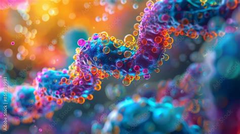 A Detailed Illustration Of An Enzyme Substrate Complex Depicting The