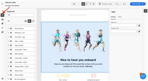 Add Visual Fragments To Your Emails Adobe Campaign