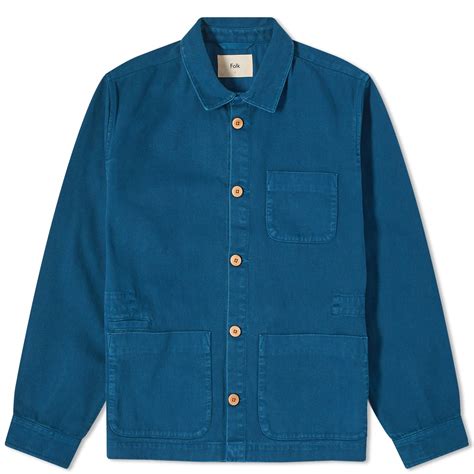 Folk Assembly Jacket Blue End Gb