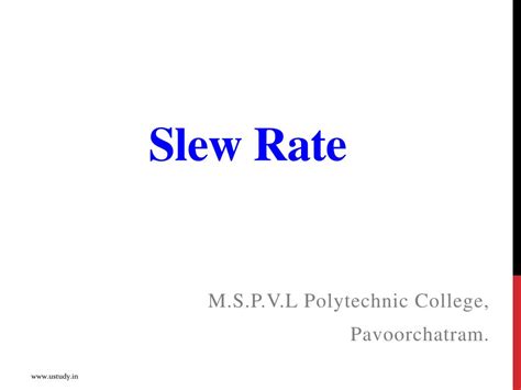Ppt Slew Rate Powerpoint Presentation Free Download Id7009509