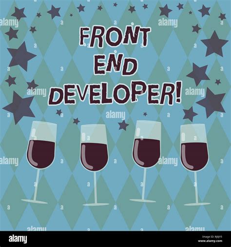 Word Writing Text Front End Developer Business Concept For Computer
