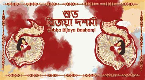 Vibrant Vijaya Dashami Festive Illustration Poster Vijaya Dashami