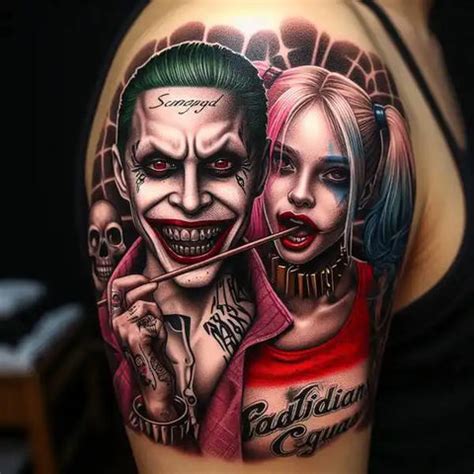 The Joker And Harley Quinn Tattoos