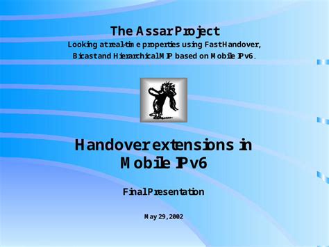 Ppt Agenda Introduction State The Problems With Regular Mobile Ip