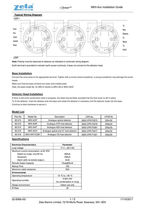 Smoke Detector Wiring Diagram Installation Wiring Flow Schema