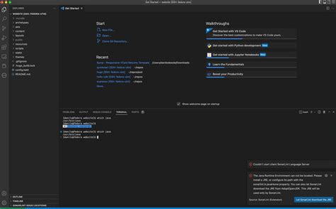 Vscode On Fedora Sonarlint Cannot Find Java Path Vs Code Sonar Community