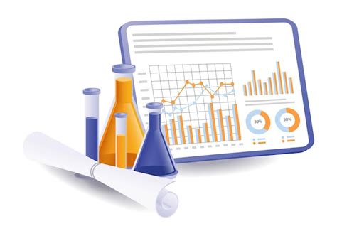 Premium Vector Health Laboratory Data Analysis Concept Illustration