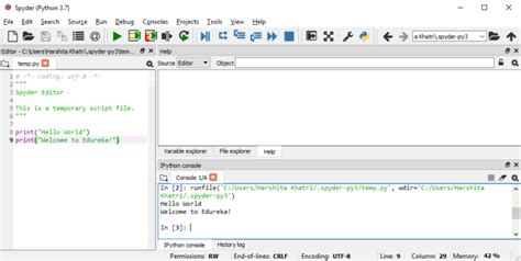 Python Spyder Ide How To Install Customize And Use Spyder Edureka