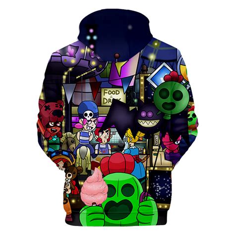 Brawl Stars Hoodie Sweatshirt All Character Spike Tara Brawl Stars
