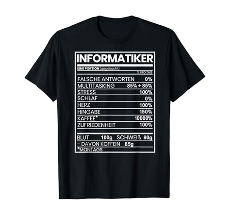 lustiges informatiker geschenk für programmierer informatik t shirt