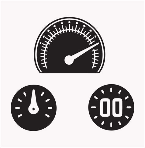 Simple Speedometer Icon Silhouette for Design Projects 52525361 Vector Art at Vecteezy