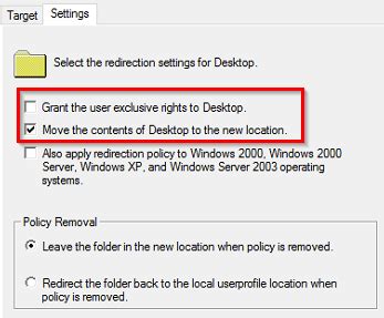 Folder Redirection Permissions And GPO