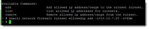 Esxi Firewall How To Restrict Ip Addresses To Secure Esxi Esx