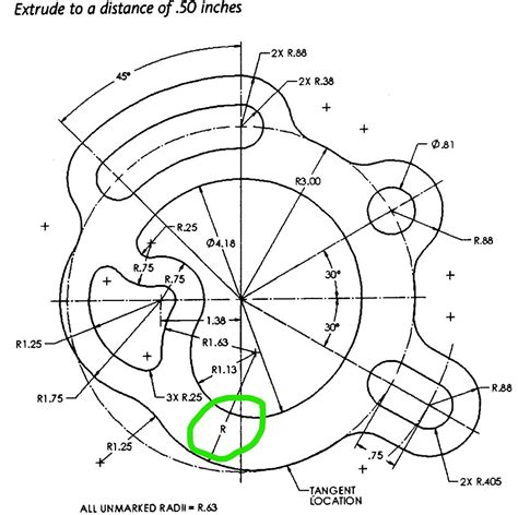 Homework Help Please I Can T Figure Out How To Find The Measurement Of This Radius And I Feel