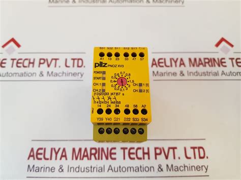 Pilz Pnoz Xv Safety Relay Vdc Aeliya Marine