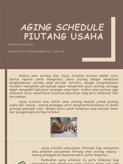 04 Aging Schedule Piutang Pdf