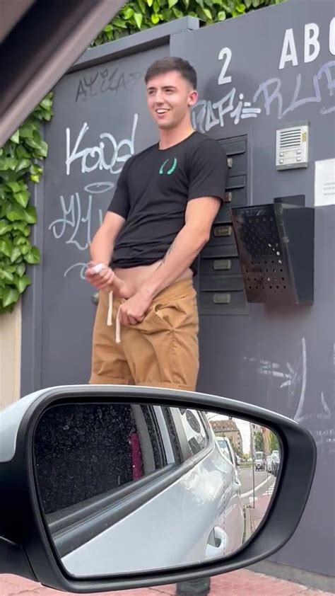 Caught Jerking Off In The Street