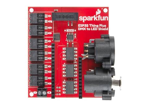 Sparkfun Esp32 Thing Plus Dmx To Led Shield