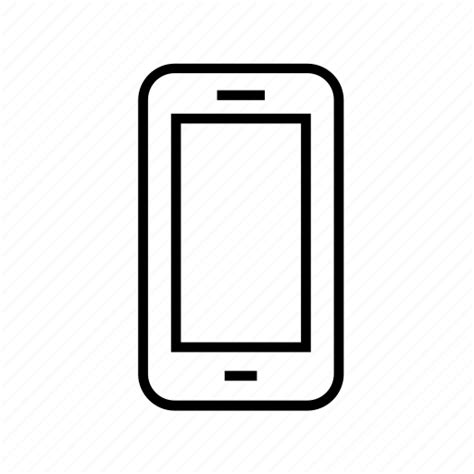 Communication Device Mobile Outline Smart Phone Smartphone Smartphone Icon