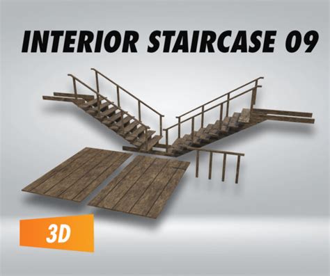 Interior Staircase 09 Filebase For Unity