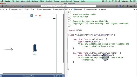 Adding An Action To A Button Intro To Ios App Development With Swift Youtube